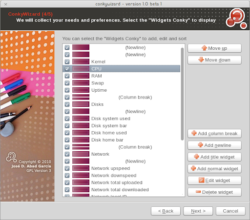 ConkyWizard: GUI To Set Up Conky Automatically ~ Web Upd8: Ubuntu / Linux blog